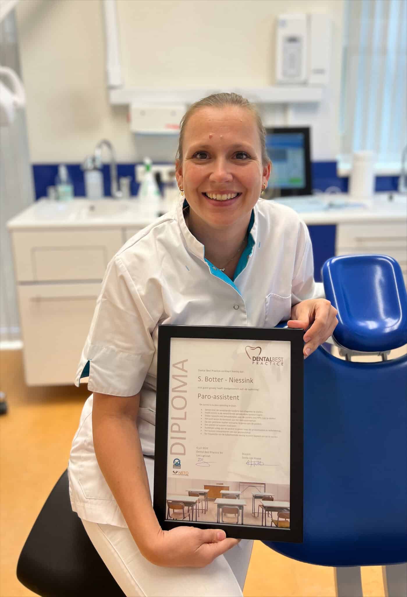 Geslaagd! - Tandarts Mieke Kuipers